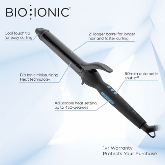 Curling iron long barrel store